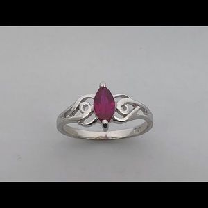 Jewelry | Marquise Cut Created Ruby Ring | Poshmark